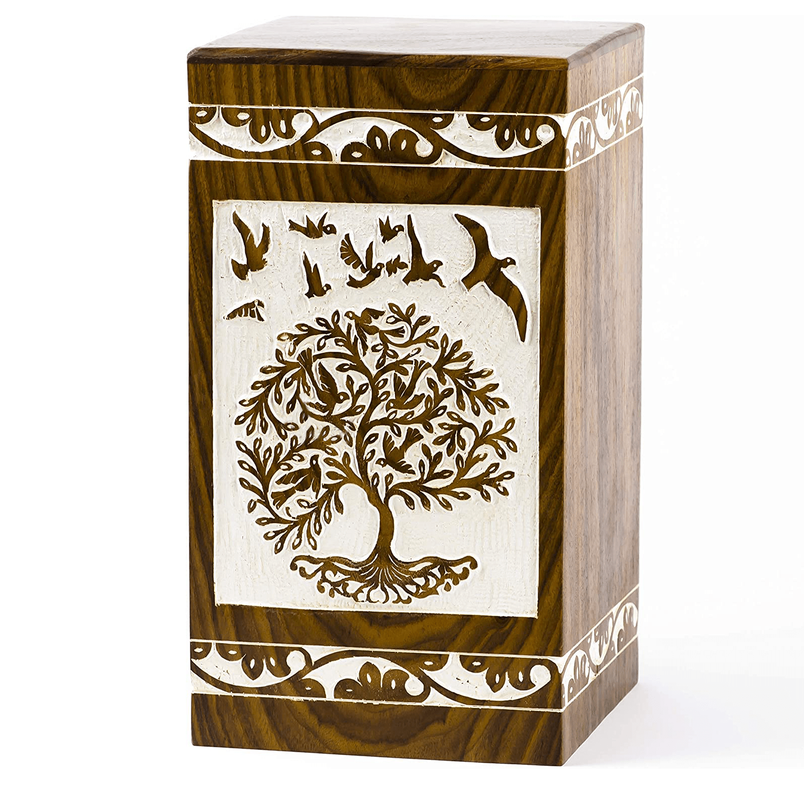 Urne funéraire en bois – Arbre ancestrale - Urnes dépôt